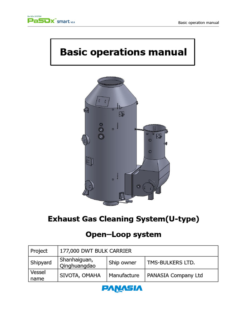 1. Basic Operations Manual | PDF | Seawater | Water