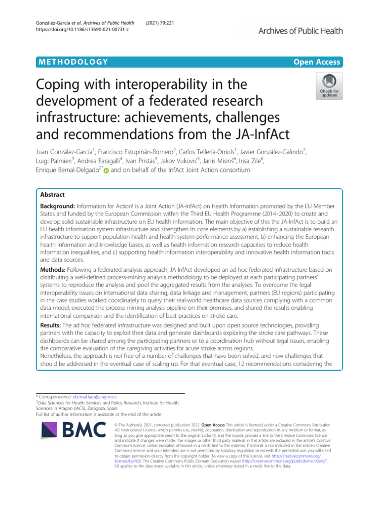 Coping With Interoperability in The Development of Federated Data ...