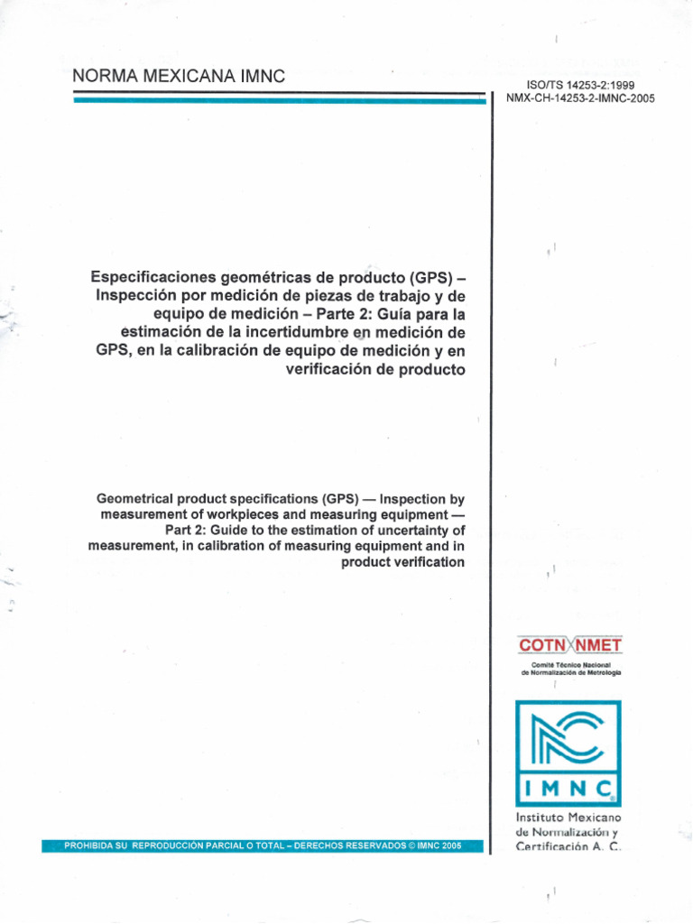 NMX-CH-14253-2-IMNC-2005 | PDF