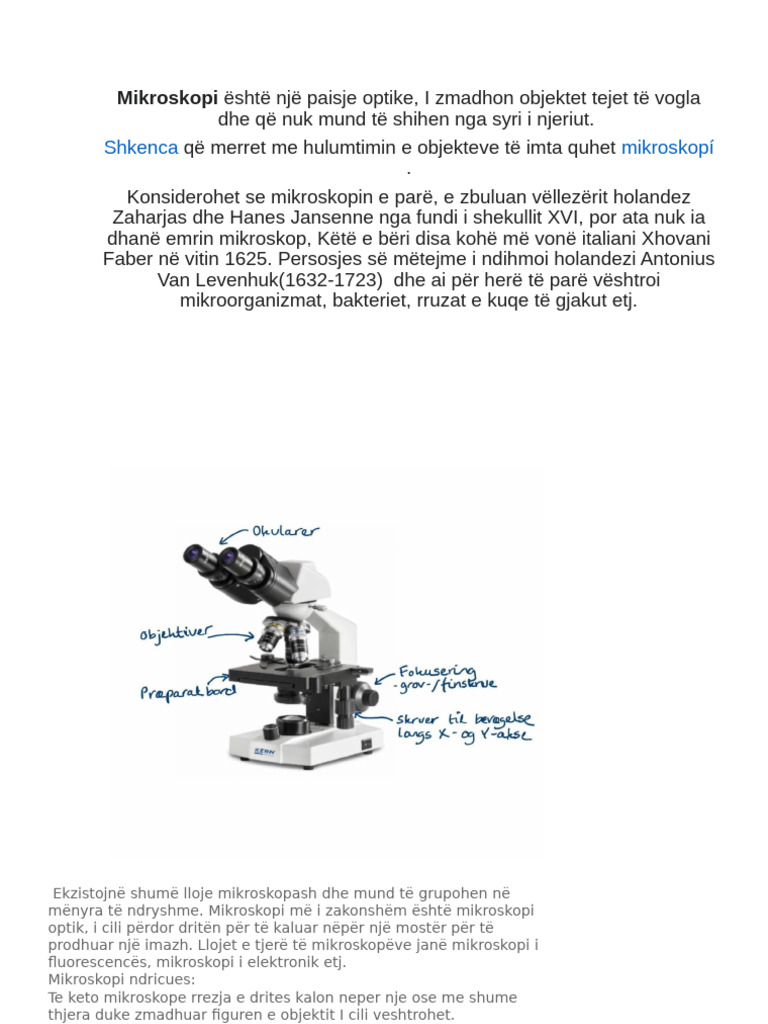 Paisjet Biologjike Aparatet Dhe Teknikat | PDF