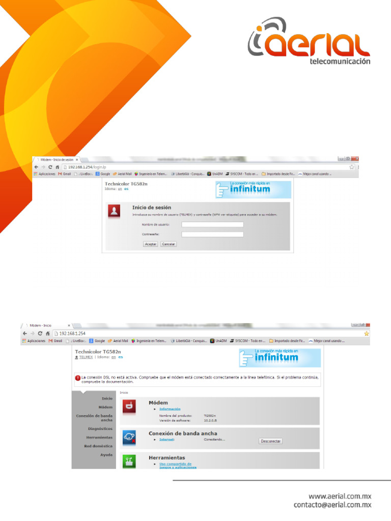 Manual Modems Technicolor para Wisp | PDF | Módem | Protocolos de internet