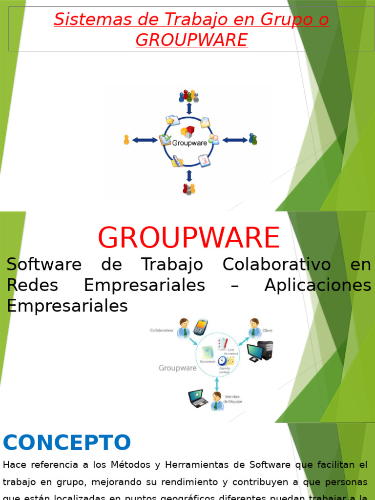 Herramientas de Groupware Empresarial | PDF | Software | Ciencias de la Computación