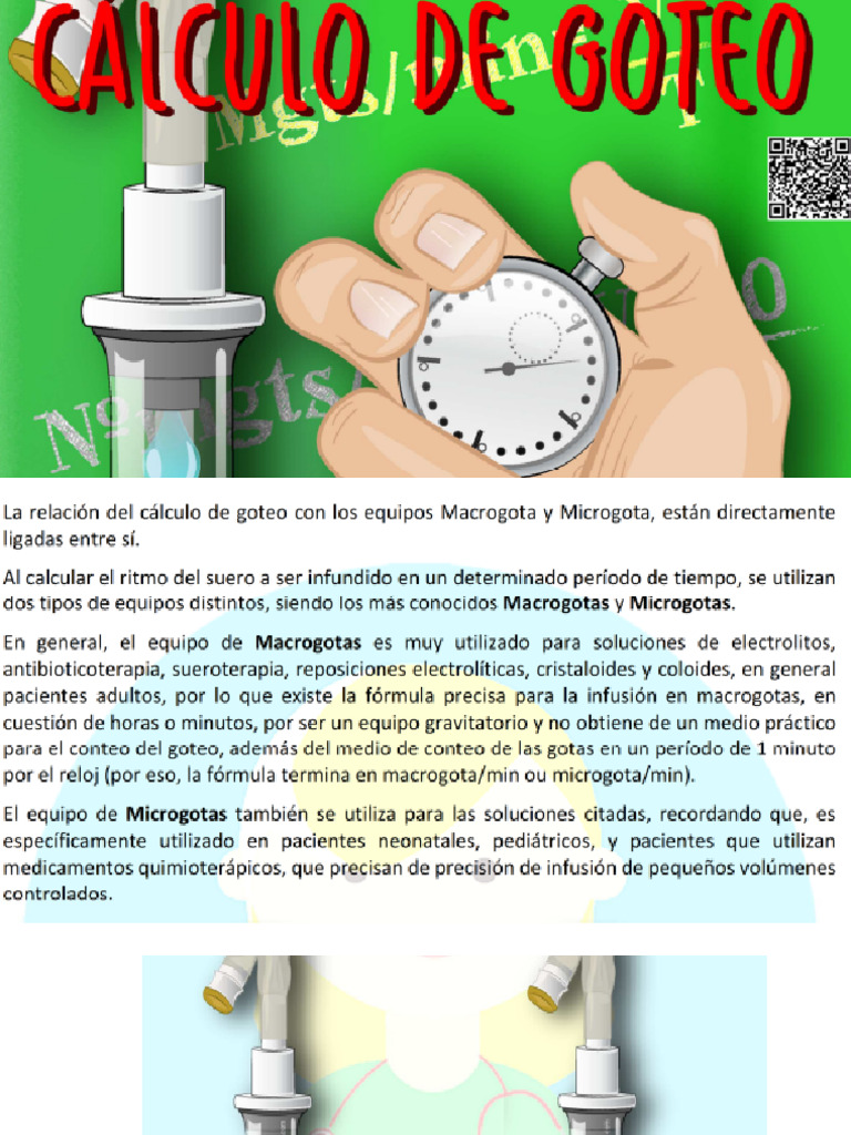 calculo de gotas | PDF