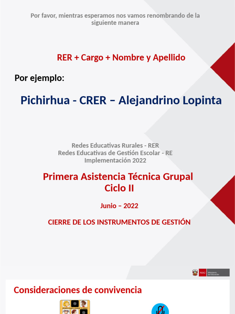 ATG - Cierre de Los Instrumentos de Gestión - Final | PDF