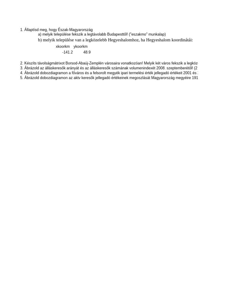 Tem9 Tavolsagmatrix 2ytg Dobozdiagram Mgo | PDF