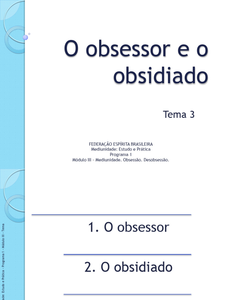 Módulo-3-Tema-3-O-obsessor-e-o-obsidiado | PDF