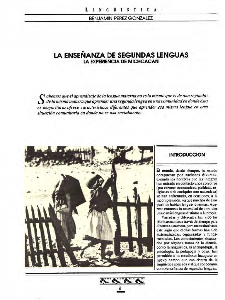 2+La+enseñanza+de+segundas | PDF | Segundo lenguaje | Aprendizaje