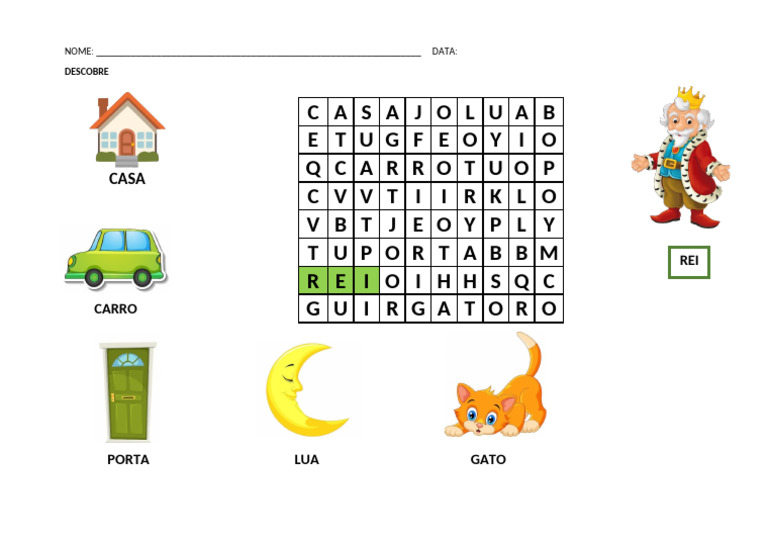 Sopa de Letras - 1 | PDF