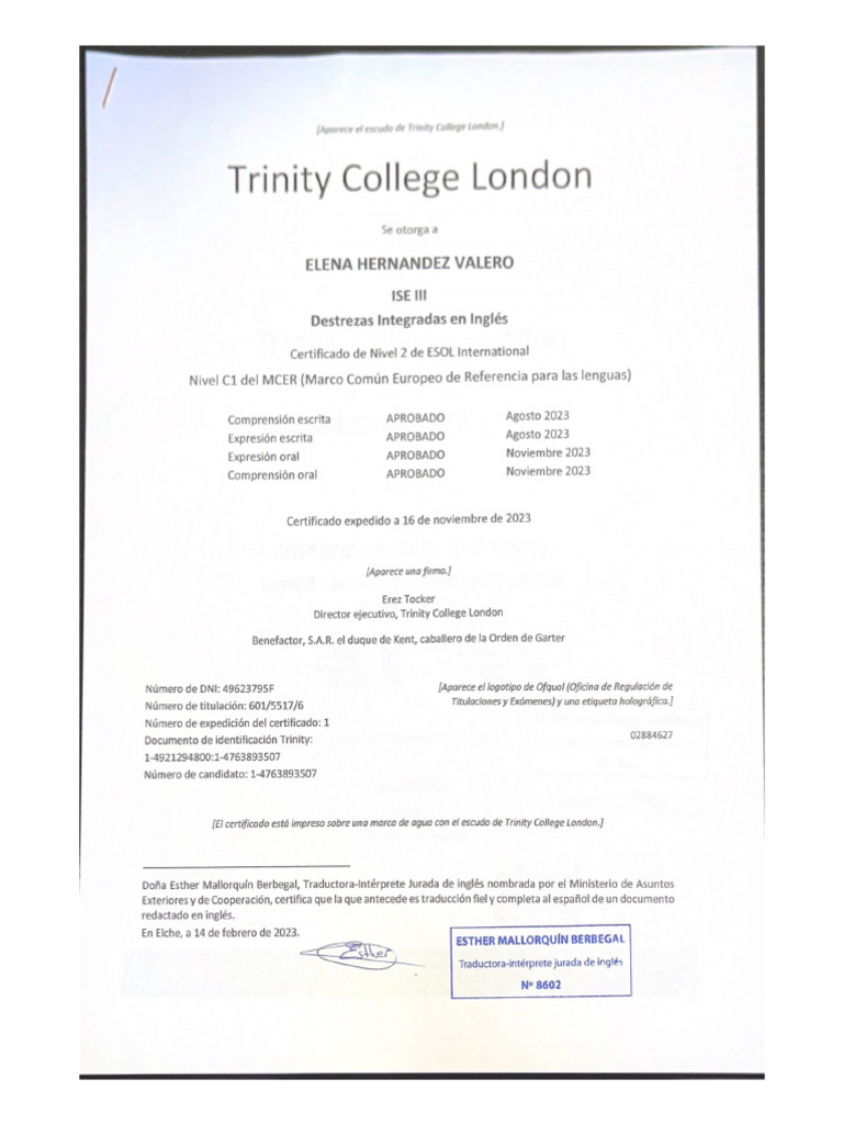 Trinity College London | PDF