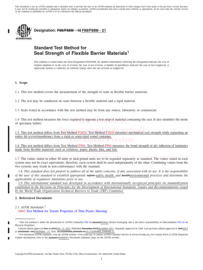 ASTM-F88-F88M-21 | PDF