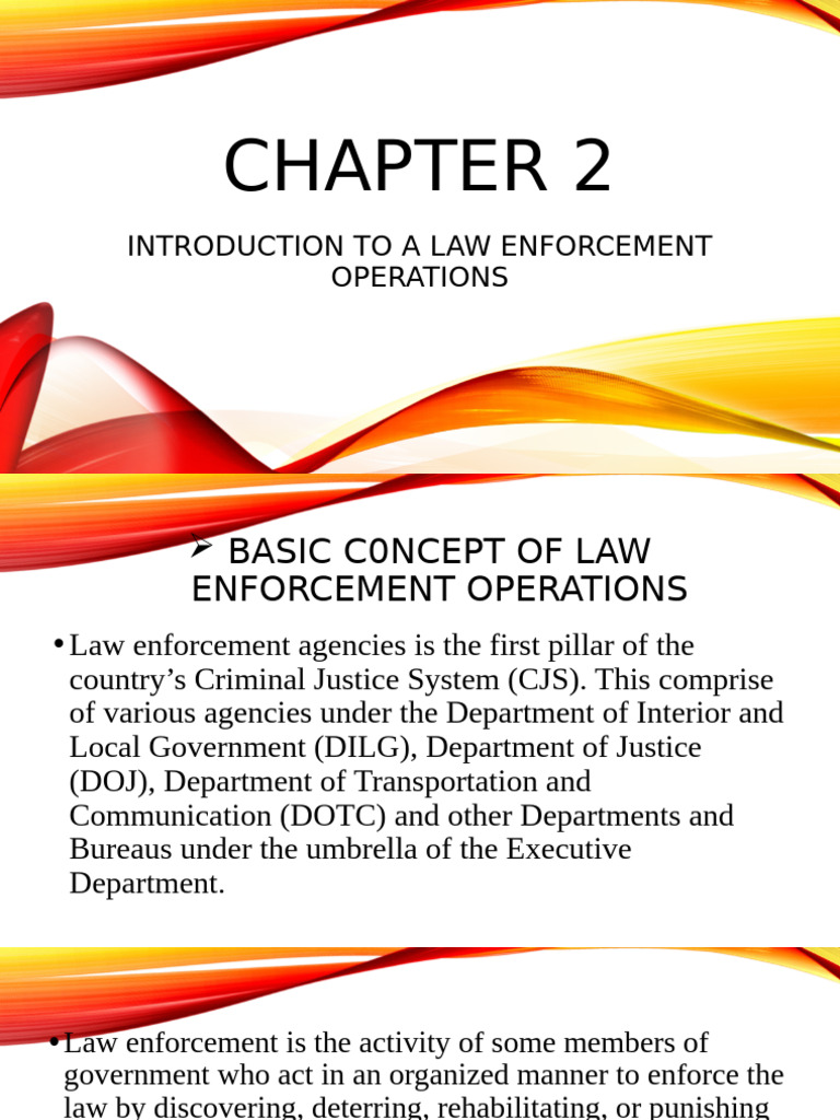 Overview of Law Enforcement Operations | PDF | Police | Search And Seizure