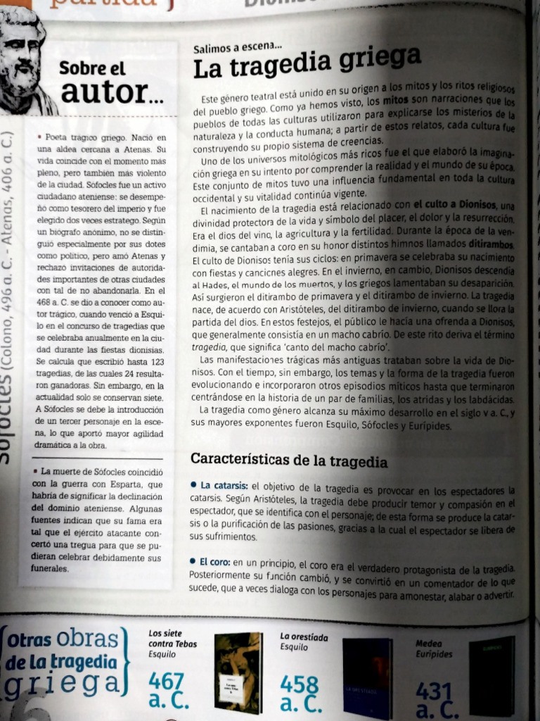 La Tragedia Griega | PDF | Tragedia griega | Tragedia