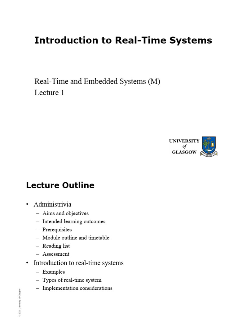 Real time system | PDF | Scheduling (Computing) | Real Time Computing Real time system | PDF | Scheduling (Computing) | Real Time Computing