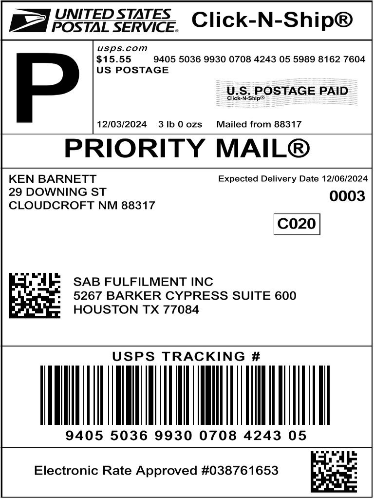 Ken Barnett-Sab Fulfilment Inc | PDF