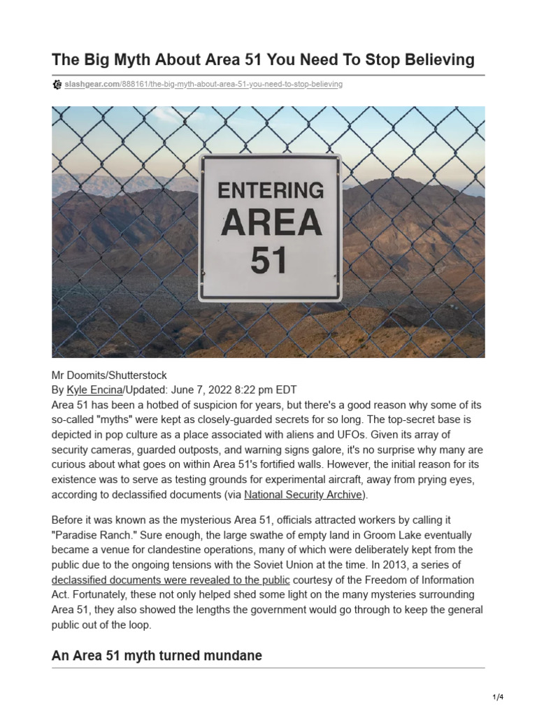 area_51 | PDF | Lockheed U 2 | Unidentified Flying Object