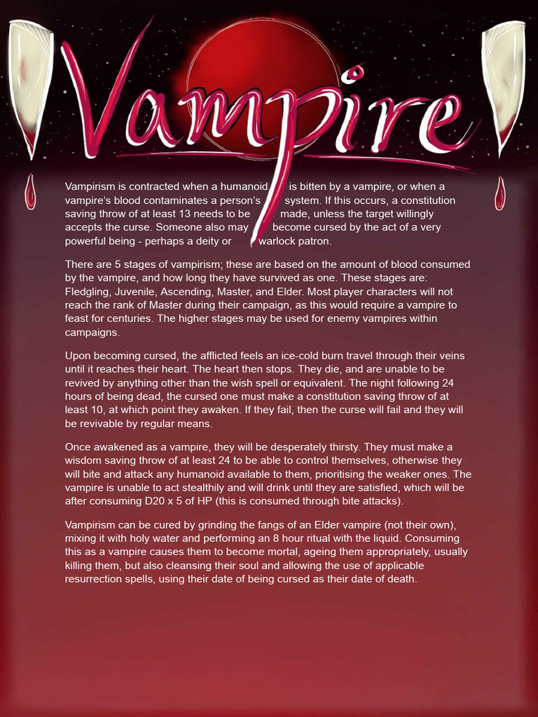 Vampire | PDF | Vampires | Bat