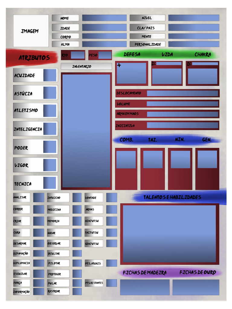 Ficha Ultra Definitiva Do Lord Ghoul | PDF