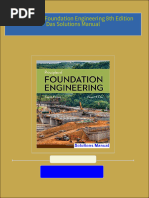 Principles of Geotechnical Engineering 9th Edition Das Sobhan Solution Manual | PDF | Sand | Gravel