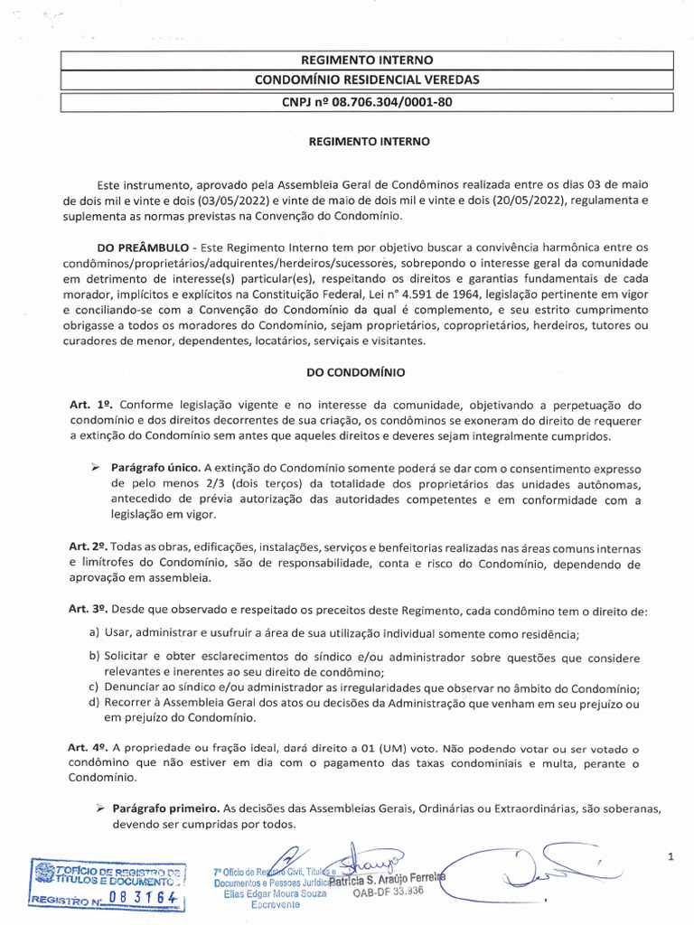 Regimento Interno | PDF