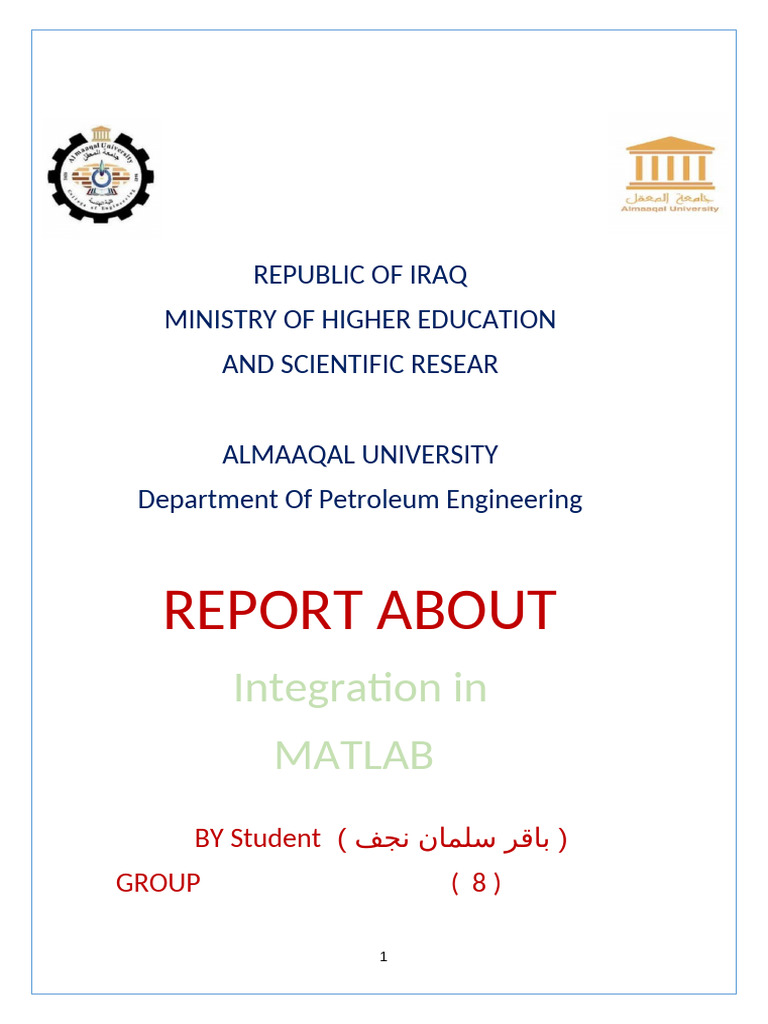 MATLAB Integration Techniques Explained | PDF | Integral | Function (Mathematics)