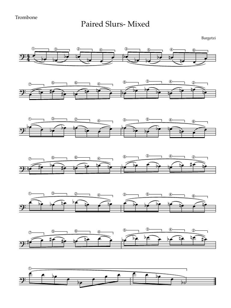 Paired Slurs - Mixed | PDF