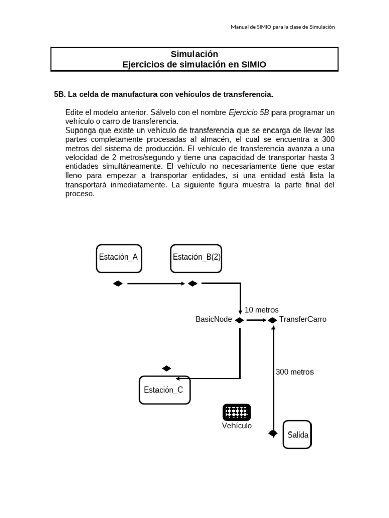 Ejercicio 5B SIMIO | PDF