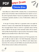 Read - No Dream Too High - Simone Biles | PDF | Simone Biles | Gymnastics