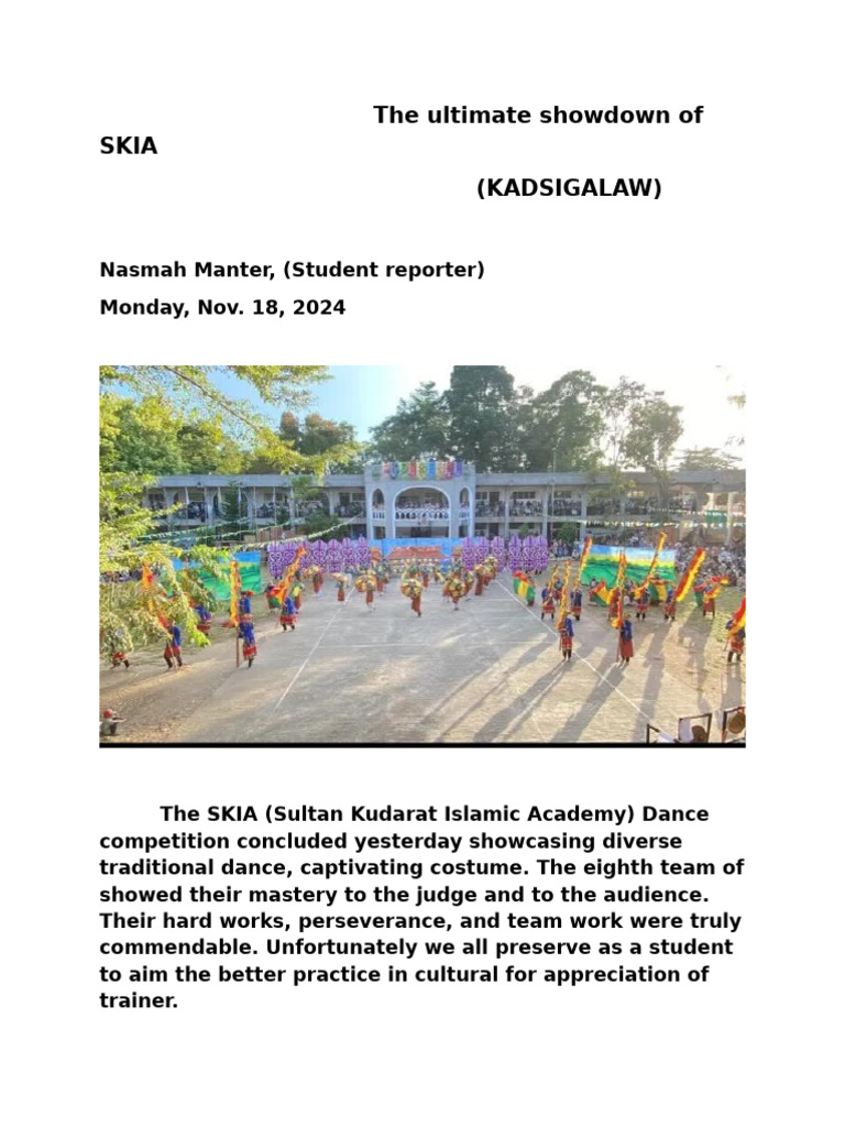The Ultimate Showdown of Skia (Kadsigalaw) | PDF