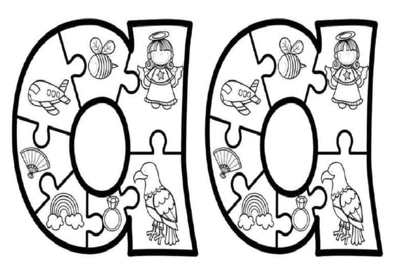 ROMPECABEZA DE LA VOCAL A | PDF