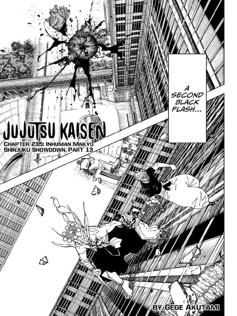 JJK Chapter 235 | PDF