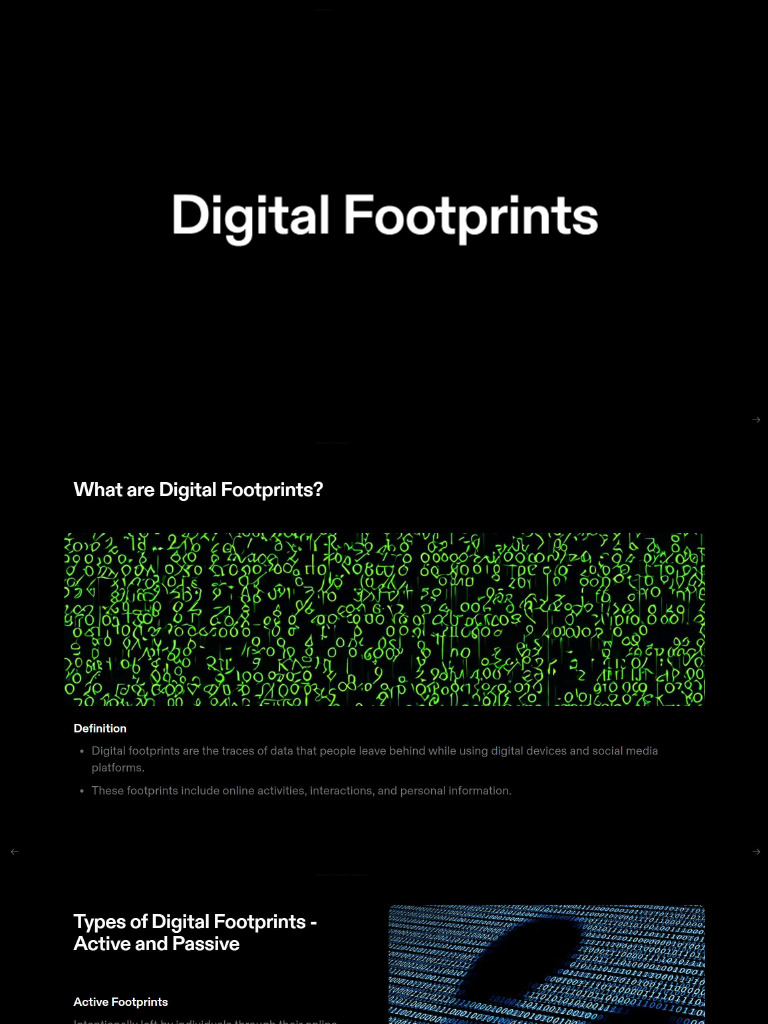 Digital Footprints - Ryan PDF | PDF