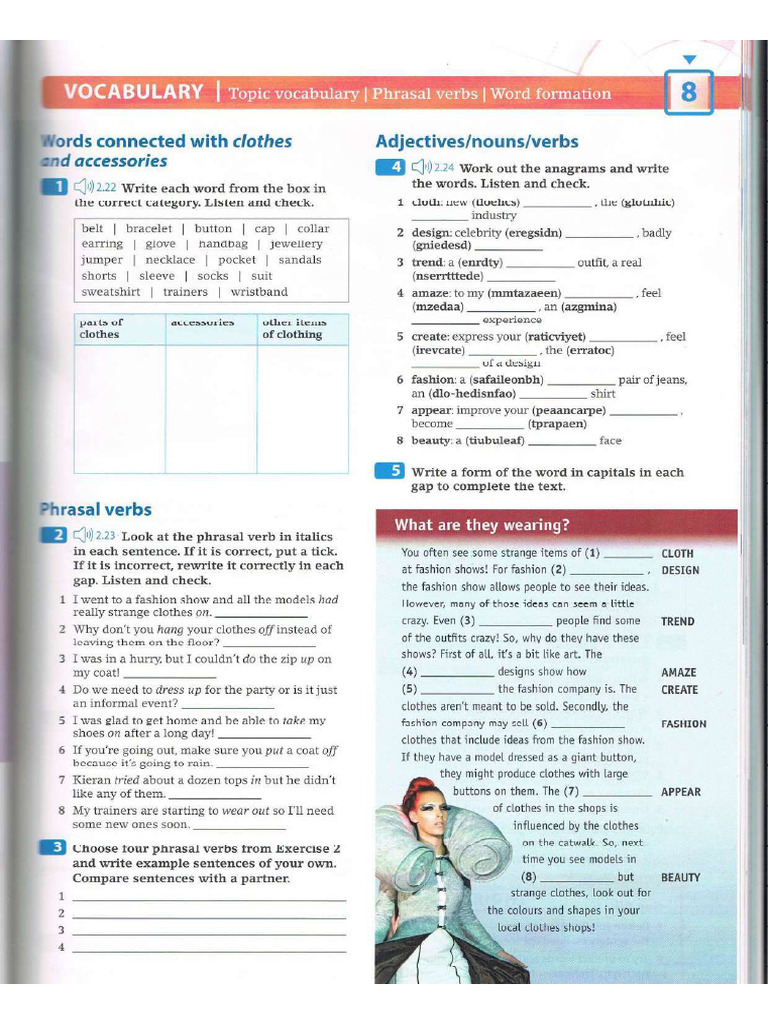 Optimise b1 Unit 8 | PDF