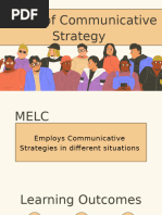 Oral Communication - Communicative Strategies | PDF | Career & Growth