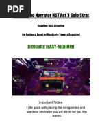 Solo Strategy for Badlands II TDS | PDF