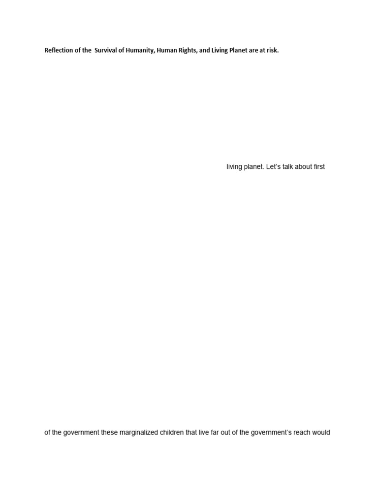 Funda Reflection Final | PDF | Dream | Knowledge