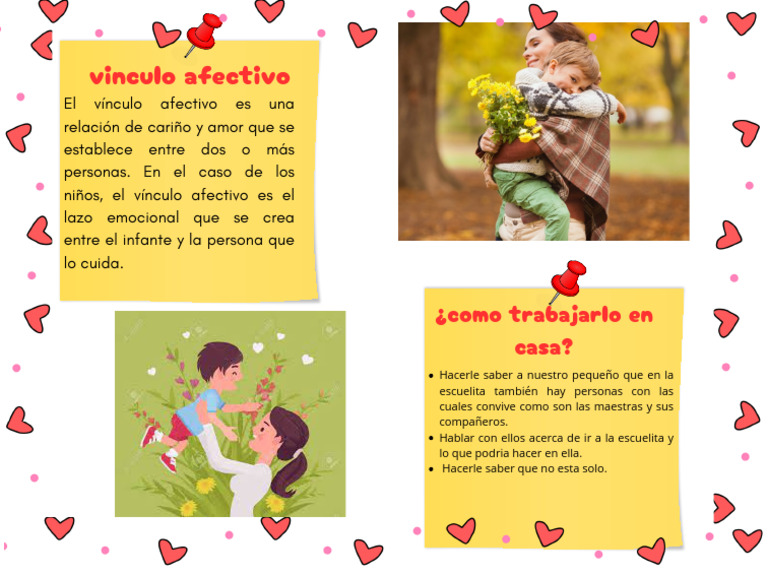 El Vínculo Afectivo Es Una Relación de Cariño y Amor Que Se Establece Entre Dos o Más Personas ...
