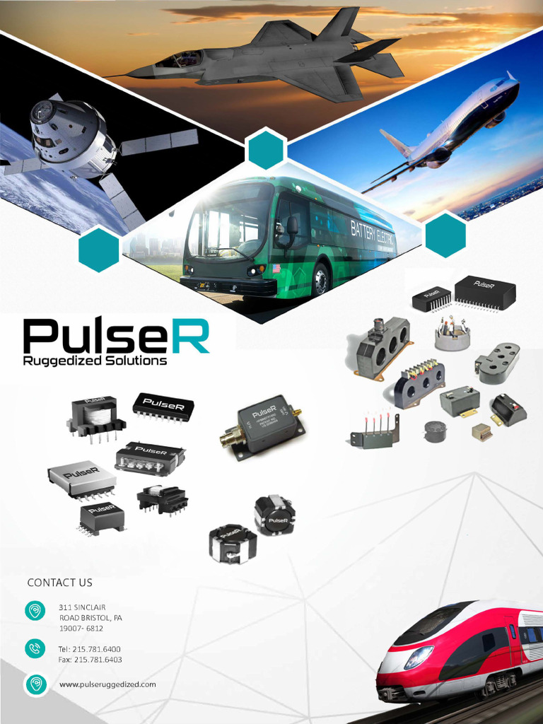 PulseR Military Magnetic Solutions | PDF | Transformer | Inductor
