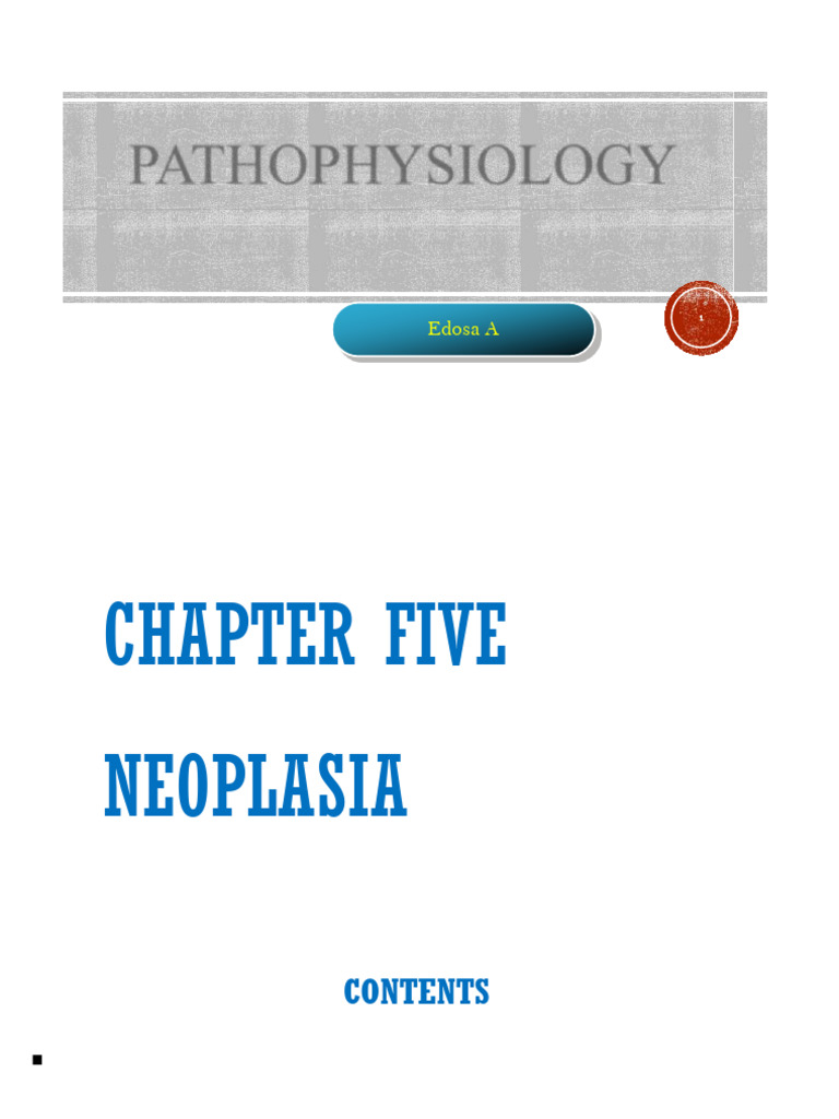 Cancer Pathophysiology Guide | PDF | Edema | Thrombus