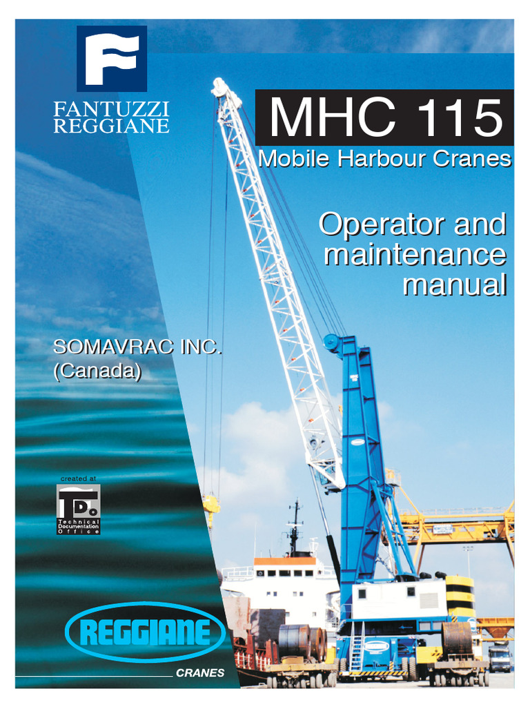 Mobile Harbour Crane Operator Manual | PDF | Crane (Machine) | Axle