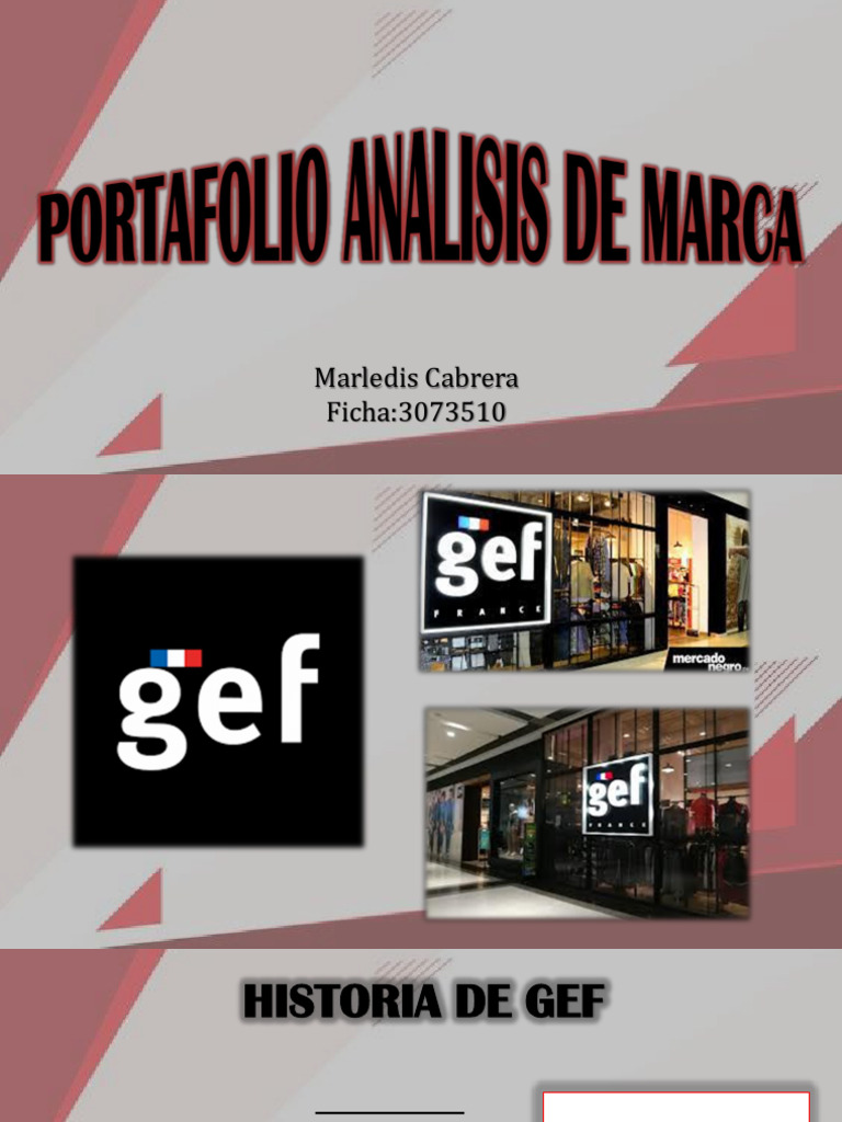 Analisis de Marca GEF | PDF | Marketing | Moda