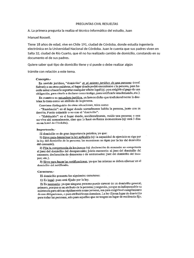 preguntas y casos a resolver | PDF | Intención (Derecho Penal ...