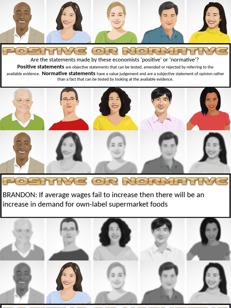 Positive or Normative | PDF