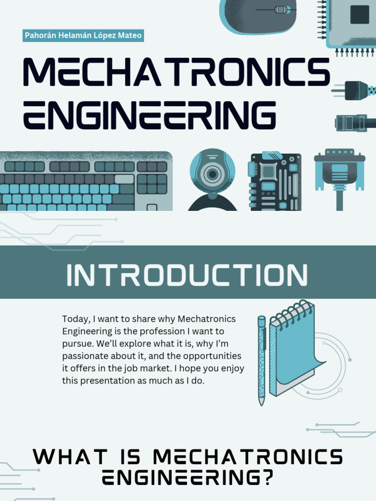 Mechatronics Engineering (1) | PDF | Mechatronics | Engineering