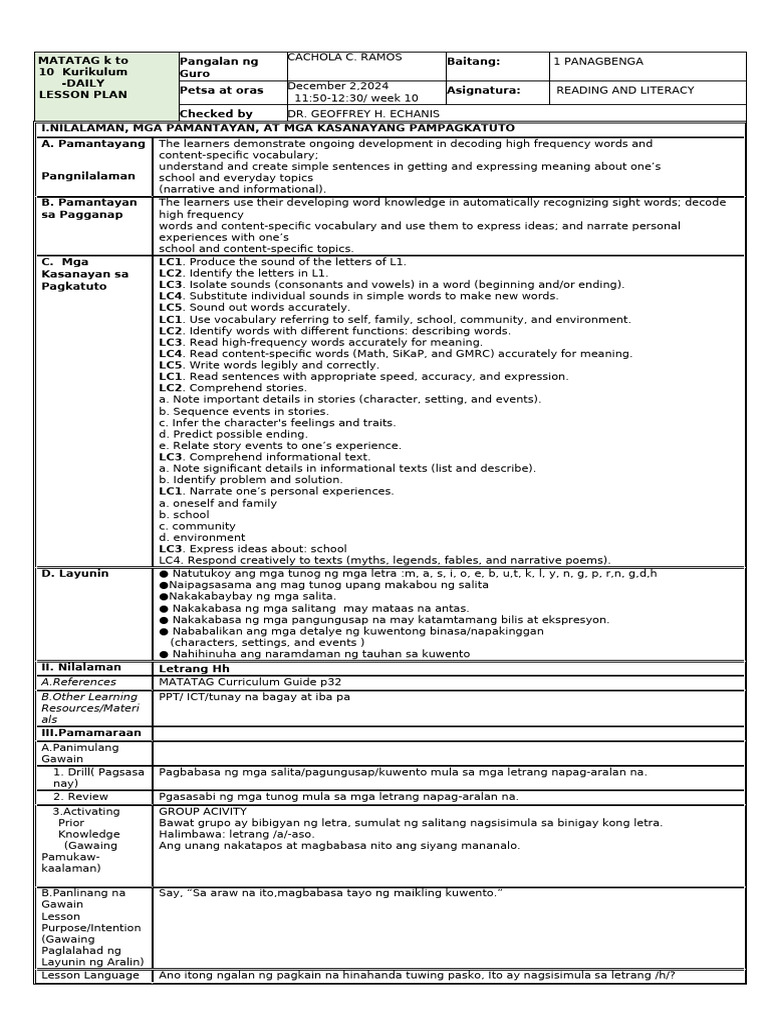 DLP-READING-AND-LITERACY- | PDF