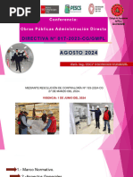 Directiva 017-2023: Obras Públicas AD | PDF | Presupuesto | Gobierno