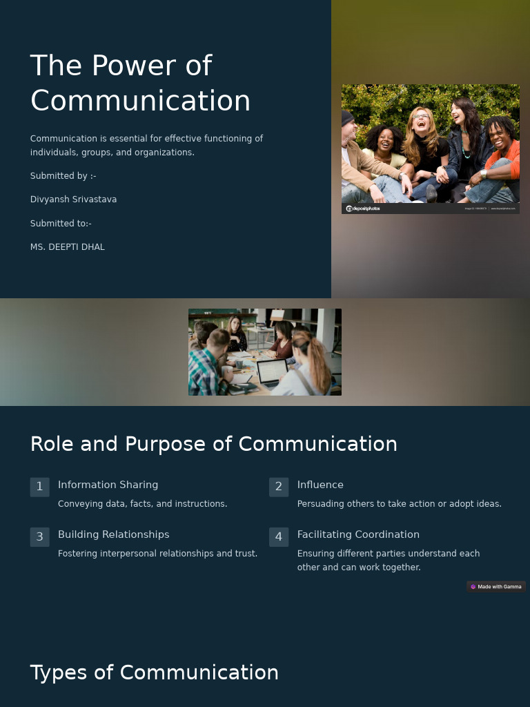 The Power of Communication (1) | PDF | Communication | Linguistics
