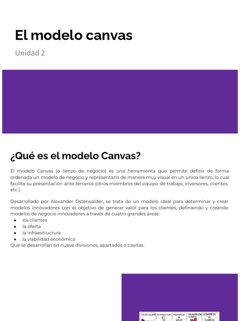 El Modelo CANVA | PDF