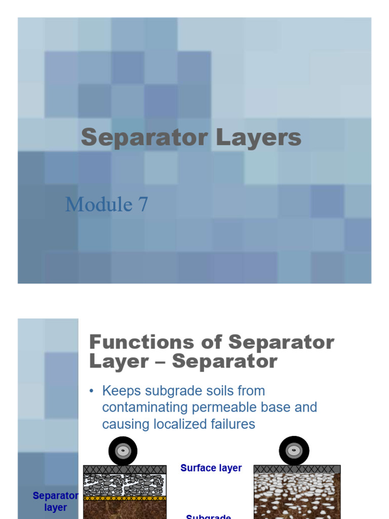 Lapisan - Lapisan Separator | PDF | Drainage | Road Surface