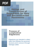Underdrain Installation Guidelines | PDF | Drainage | Road Surface