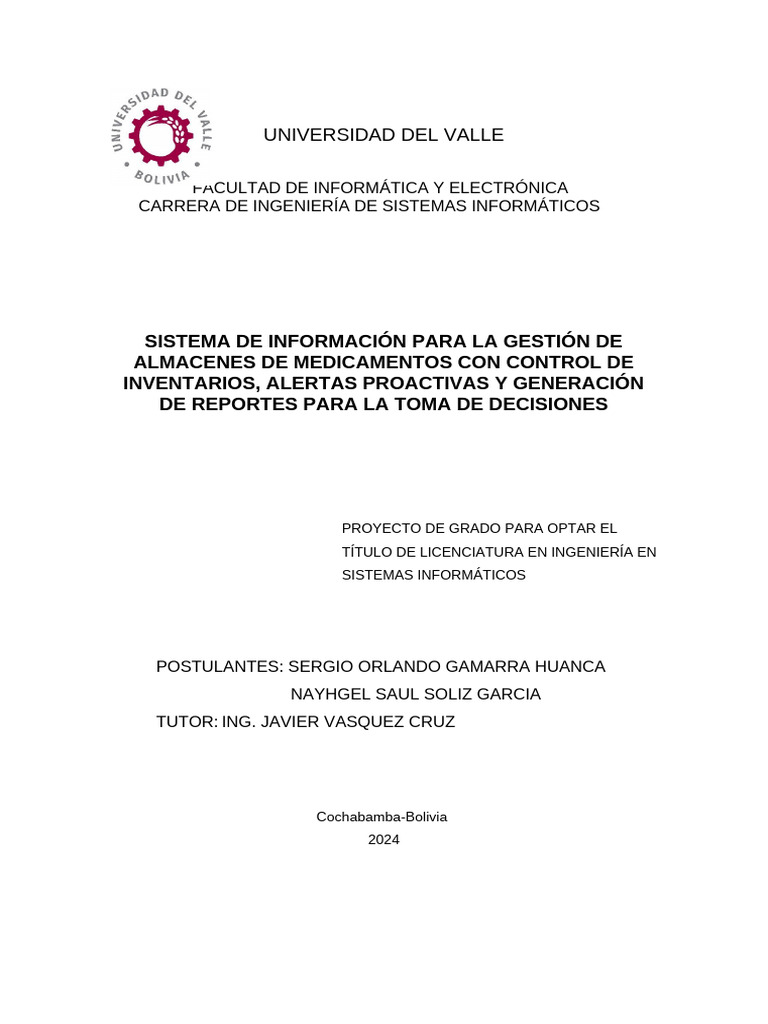 Doc Proyecto de Grado Sergio Gamarra Nayghel Soliz (4) | PDF | La seguridad informática | Seguridad
